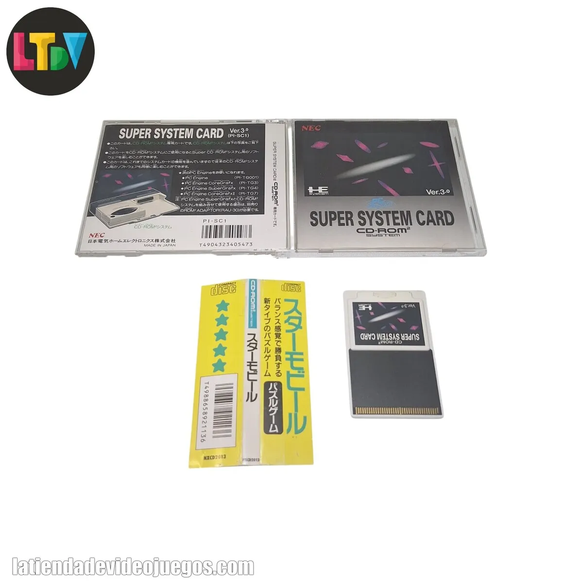 Comprar Super System Card ver 3.0 TurboGrafx CD Todos los modelos